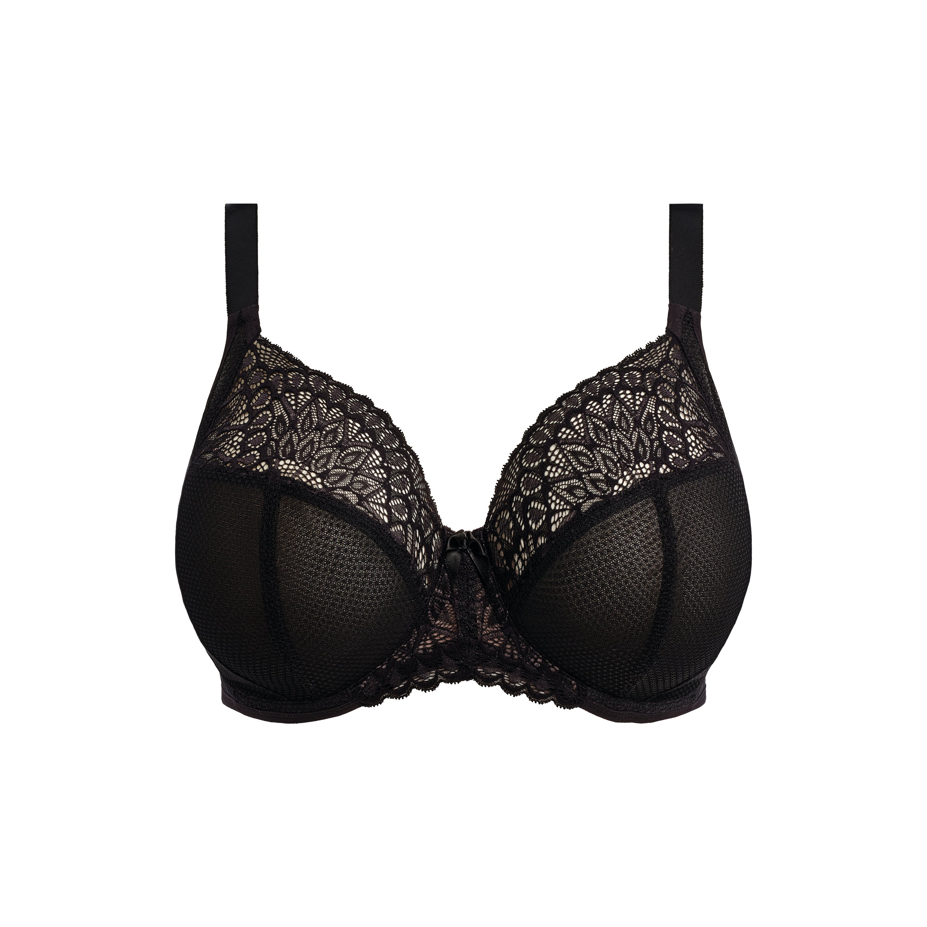 Tiernie Full Support Plunge Bra | Black – The Perky Lady®